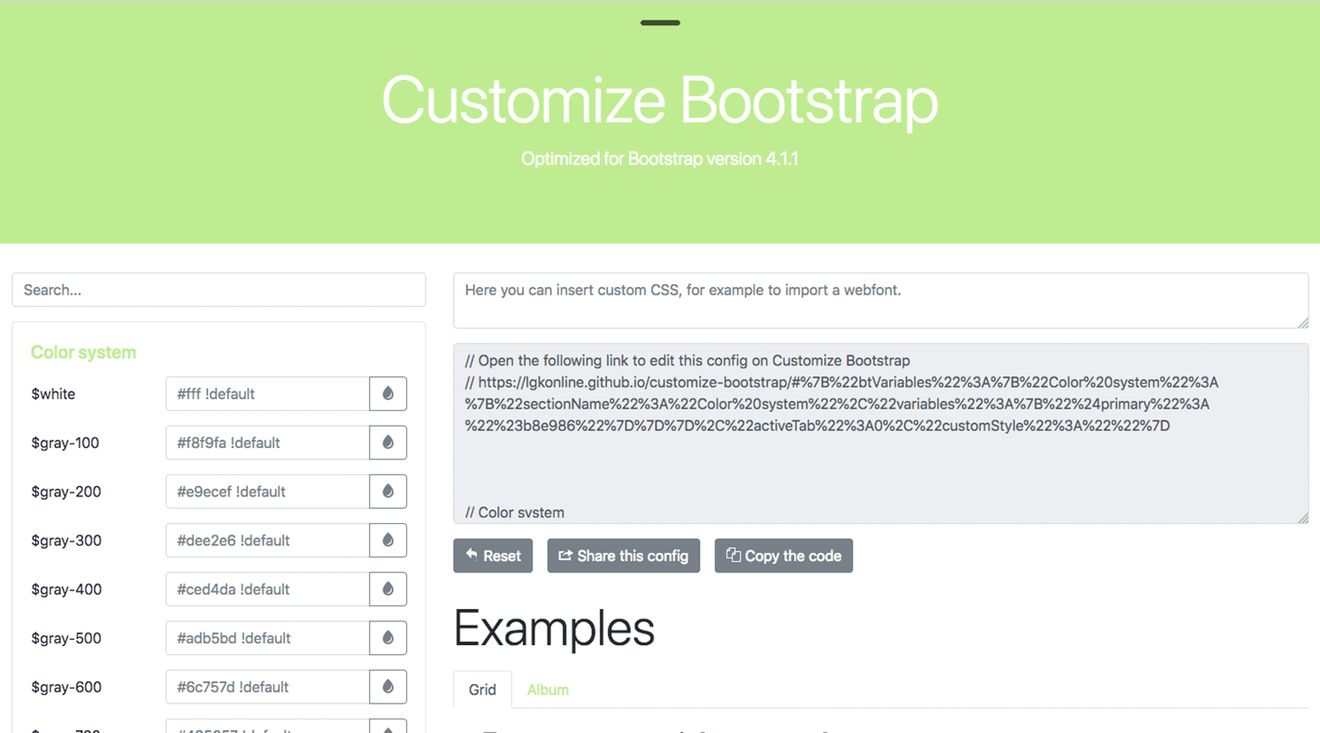 Customize Bootstrap // LGK